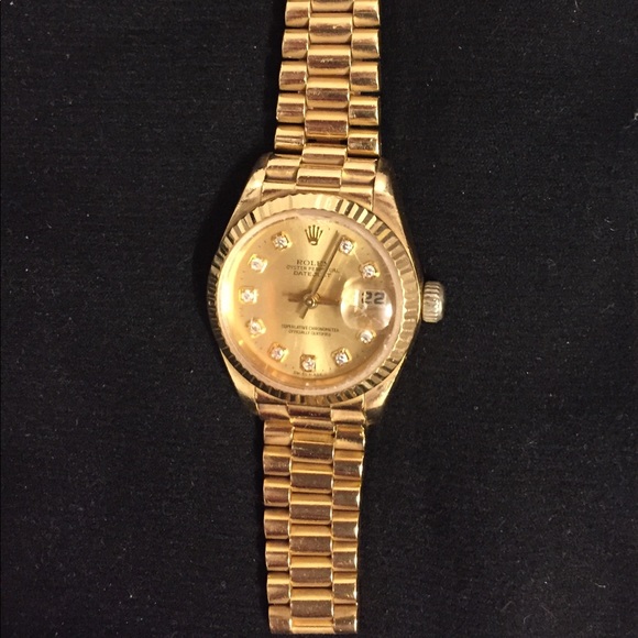 Rolex | Jewelry | Sold Rolex Presidential Princess Cut 8k Gold | Poshmark